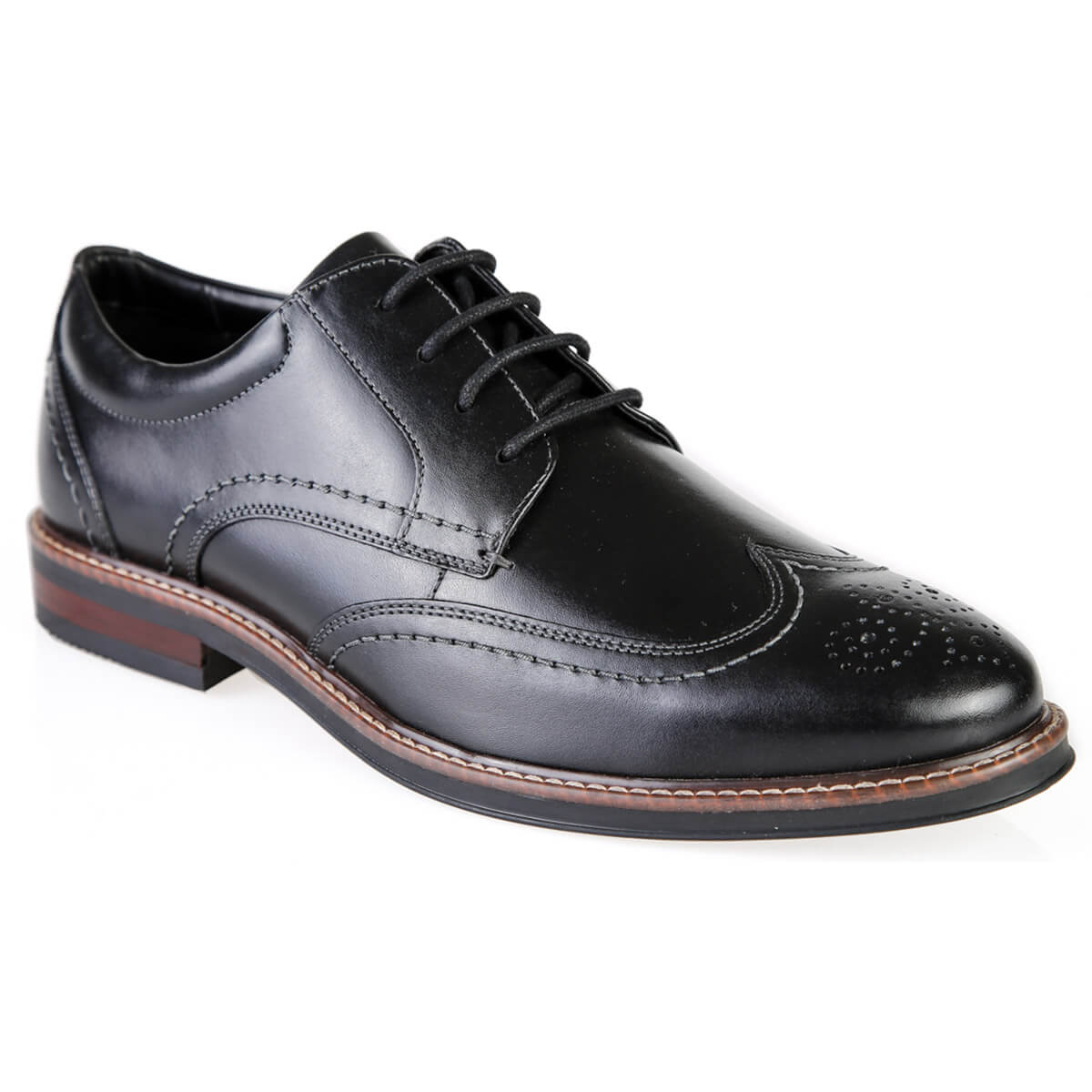 Nunn Bush By Florsheim | Black WINGTIP | Florsheim CALDERONE