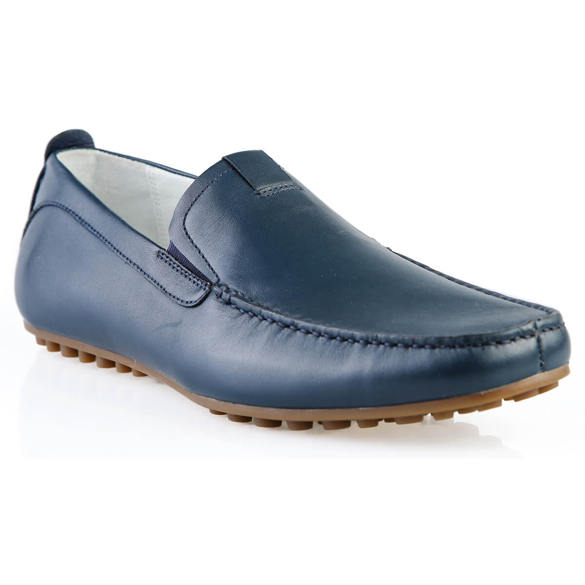 Men’s Casual Shoes | Navy MOC TOE VENETIAN DRIVER | Florsheim CORONA
